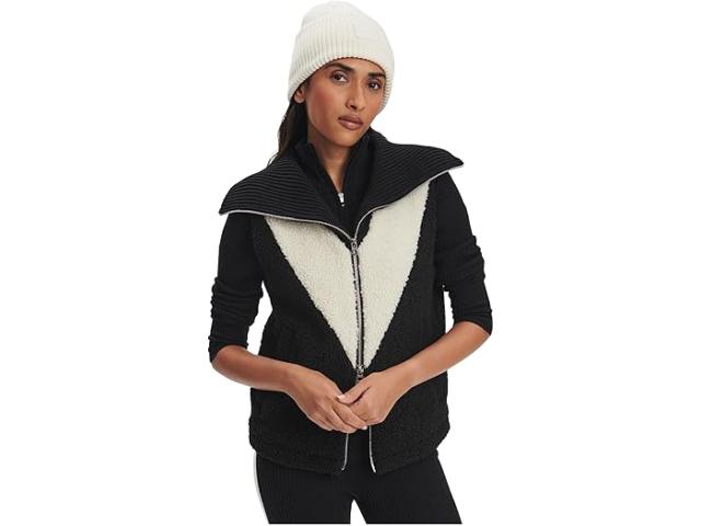 (取寄) バーリー レディース カスピアン シェルパ ジレ Varley women Caspian Sherpa Gilet Black