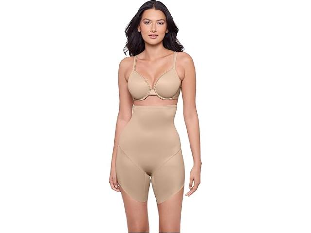 (取寄) ミラクルスーツ シェイプウェア レディース ハイウェスト スランテッド ヘム シェーピング ショーツ 2448 Miraclesuit Shapewear women High-Waist Slanted Hem Shaping Shorts 2448 Warm Beige