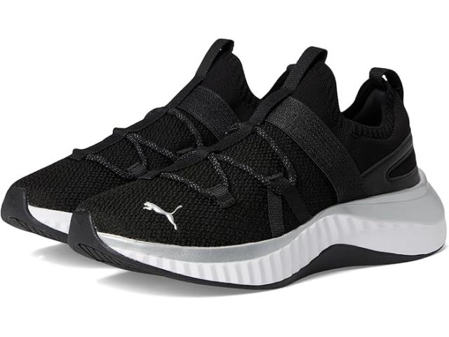 (取寄) プーマ レディース ソフトライド セラ スリッポン クロス トレーニング シューズ PUMA women Softride Sera Slip-on Cross Training Shoes Black