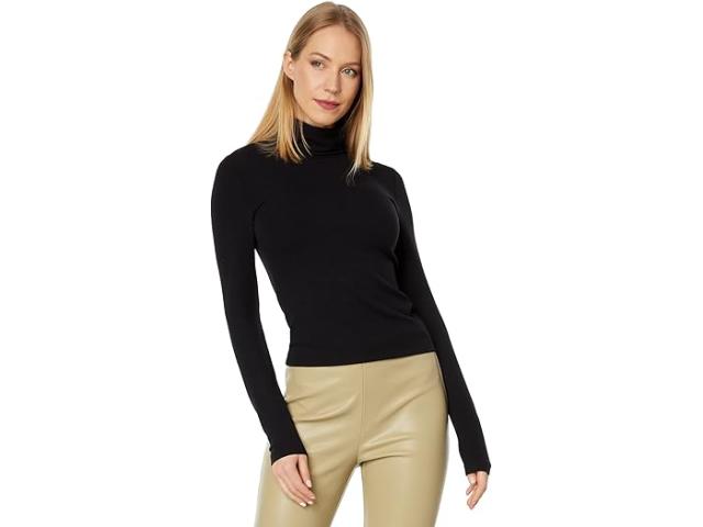 (取寄) サンクチュアリ レディース エッセンシャル タートルネック トップ Sanctuary women Essentials Turtleneck Top Black1