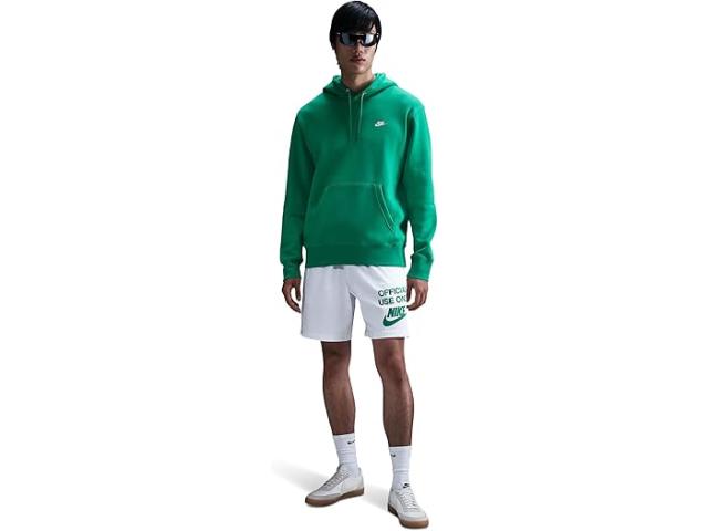 (取寄) ナイキ メンズ クラブ フリース プルオーバー ブーディ Nike men Club Fleece Pullover Hoodie Stadium Green/Stadium Green/White