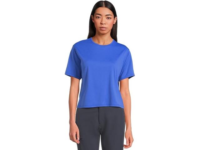 (取寄) アークテリクス レディース ティーマ クロップ ショート スリーブ Arc'teryx women Taema Crop Short Sleeve Electra Heather
