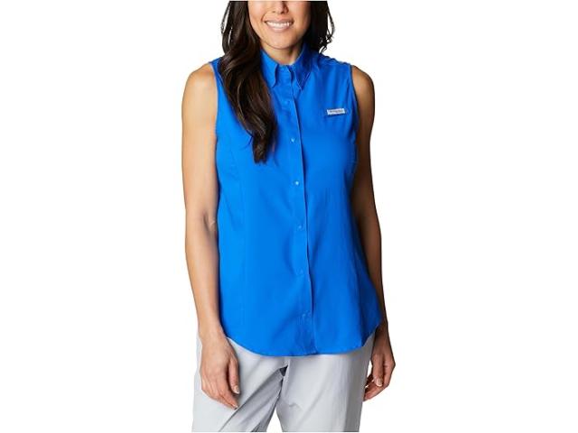 (取寄) コロンビア レディース タミアミ スリーブレス シャツ Columbia women Tamiami Sleeveless Shirt Blue Macaw
