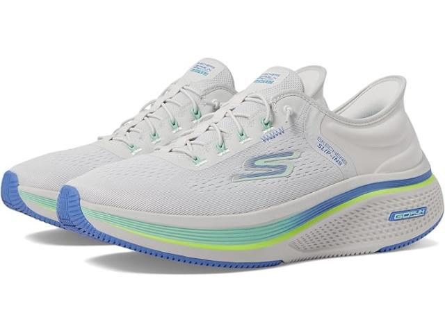 (取寄) スケッチャーズ レディース ゴー ラン エレベート 2.0 バンヤン ハンズ フリー スリップ-インス SKECHERS women SKECHERS Go Run Elevate 2.0 Banyan Hands Free Slip-Ins Gray/Blue