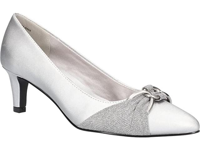 (取寄) イージーストリート レディース エレクタ Easy Street women  Electa Silver Satin