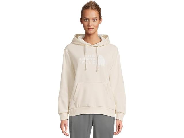 (取寄) ノースフェイス レディース エボリューション スケッチ ロゴ ハーフ ドーム ブーディ - グラフィック The North Face women Evolution Sketch Logo Half Dome Hoodie - Graphic White Dune