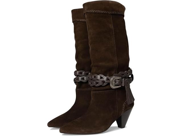 (取寄) フリーピープル レディース ブリジット ベルト スラウチ ブーツ Free People women Bridget Belt Slouch Boots Chocolate Suede/Leather