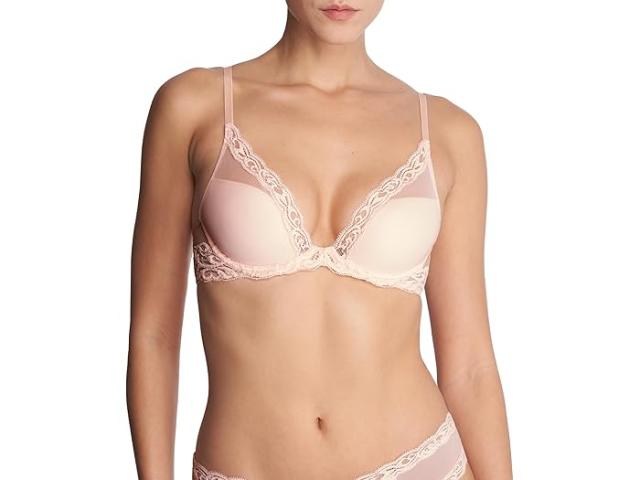 (取寄) ナトリ レディース フェザーズ コンツアー バンジ ブラ 730023 Natori women Natori Feathers Contour Plunge Bra 730023 Seashell