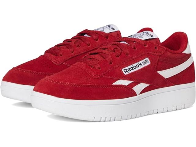 (取寄) リーボック ライフスタイル レディース クラブ シー ダブル リベンジ Reebok Lifestyle women Club C Double Revenge Flashred/Black/Footwear White