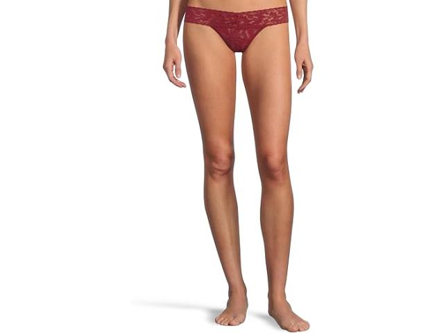 (取寄) ハンキー パンキー レディース シグニチャー レース ロウ ライズ トング Hanky Panky women Signature Lace Low Rise Thong Wild Berries
