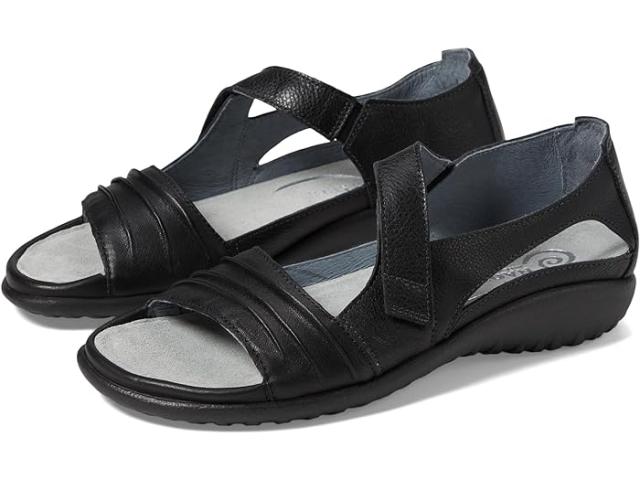 (取寄) ナオト レディース パパキ Naot women Naot Papaki Soft Black Leather