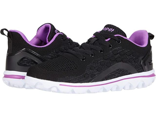 (取寄) プロペット レディース トラベルアクティブ アキシャル Propet women  TravelActive Axial Black/Purple