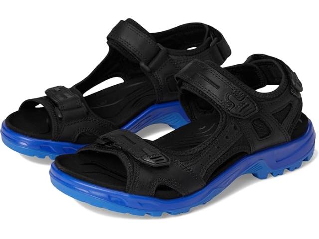 (取寄) エコー スポーツ メンズ ユカタン サンダル ECCO Sport men Yucatan Sandal Black Nubuck/Virtual