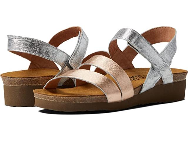 (取寄) ナオト レディース ケーラ Naot women  Kayla Soft Silver Leather/Soft Rose Gold Leather