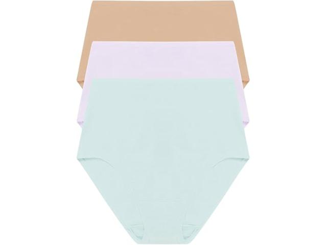 (取寄) ナトリ レディース ブリス ベア コットン ハイ ウェスト ブリーフ 3-パック Natori women Bliss Bare Cotton High Waist Brief 3-Pack Cloud Green/Pale Purple/Cafe