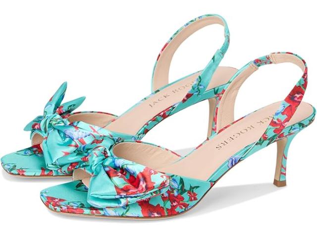 (取寄) ジャック ロジャース レディース エロイーズ ボウ スリングバック Jack Rogers women Eloise Bow Slingback Aquamarine Multi