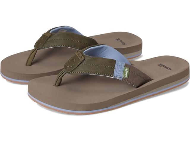 (取寄) サヌーク メンズ ソーヤー Sanuk men Sawyer Olive