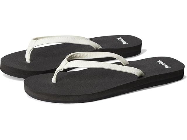 (取寄) サヌーク レディース ヨガ ジョイ リ Sanuk women Yoga Joy II White/Black