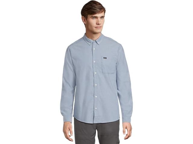 (取寄) ルーカ メンズ ザッツル ドゥ ストレッチ ロング スリーブ ウーブン RVCA men Thatll Do Stretch Long Sleeve Woven Oxford Blue