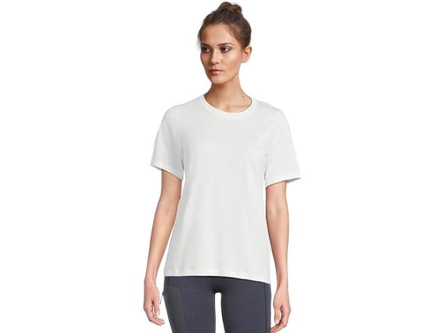 (取寄) アークテリクス レディース クラッグ Sl コットン エンブレム クルー ショート スリーブ Arc'teryx women Kragg SL Cotton Emblem Crew Short Sleeve White Light