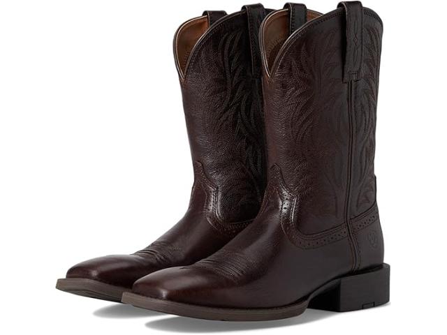 (取寄) アリアット メンズ スポーツ ワイド スクエア トゥ カウボーイ ブーツ Ariat men Sport Wide Square Toe Cowboy Boots Burnished Chocolate