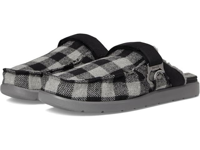 (取寄) サヌーク メンズ ハッピー アワー ライト バッファロー チル Sanuk men Happy Hour Lite Buffalo Chill Black/Grey