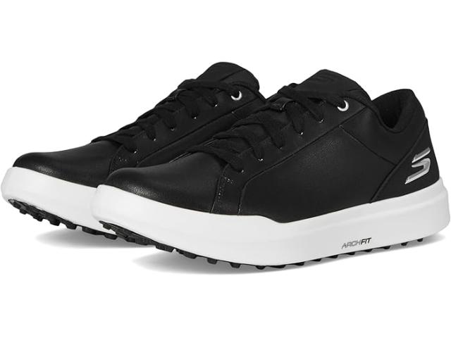 (取寄) スケッチャーズ ゴルフ メンズ ドライブ 6 リラックスド-フィット フィット スパイクレス ゴルフ シューズ Skechers GO GOLF men Drive 6 Relaxed Fit Spikeless Golf Shoe Black/White