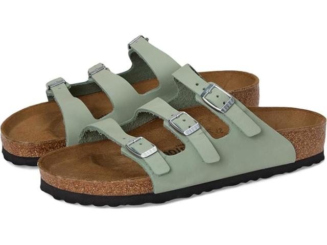 (取寄) ビルケンシュトック レディース フロリダ - ヌバック Birkenstock women Florida - Nubuck Pure Sage