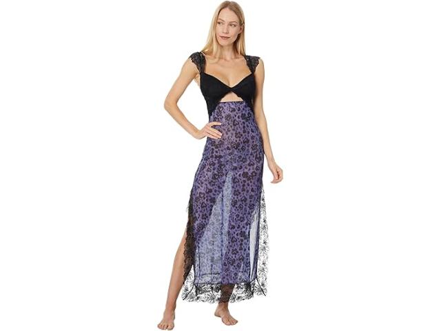 (取寄) フリーピープル レディース サドンリー ファイン マキシ スリップ Free People women Suddenly Fine Maxi Slip NAVY ANIMAL COMBO