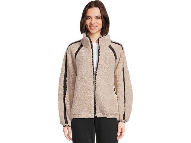 (取寄) アグ レディース ニキア クローシェ アグフラフ ジャケット UGG women UGG Nikia Crochet Uggfluff Jacket Putty