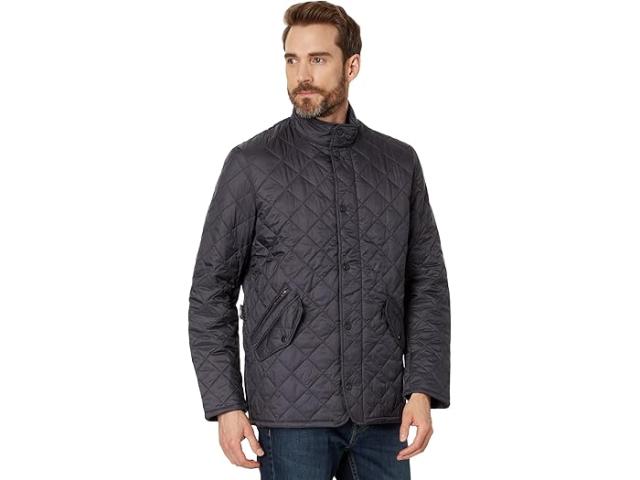 (取寄) バブアー メンズ フライウェイト チェルシー キルト Barbour men Flyweight Chelsea Quilt Navy