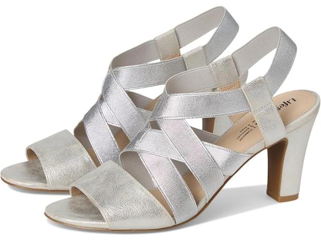 (取寄) ライフストライド レディース シャーロット ハイ ヒール サンダル LifeStride women Charlotte High Heel Sandal Silver