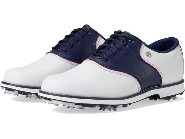 (取寄) フットジョイ レディース プレミア シリーズ - ベル エアー ゴルフ シューズ FootJoy women FootJoy Premiere Series - Bel Air Golf Shoes White/Navy/Pink