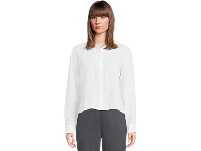 (取寄) アイリーン フィッシャー レディース クラシック カラー シャツ Eileen Fisher women Classic Collar Shirt White 7