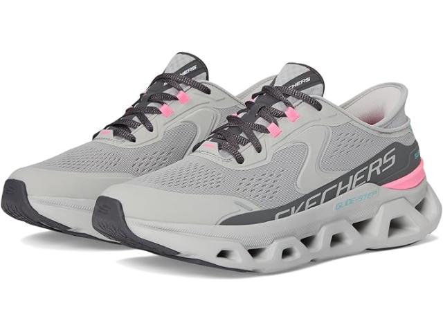 (取寄) スケッチャーズ レディース グライド ステップ アルタス ハンズ フリー スリップ インス SKECHERS women Glide Step Altus Hands Free Slip Ins Grey Pink