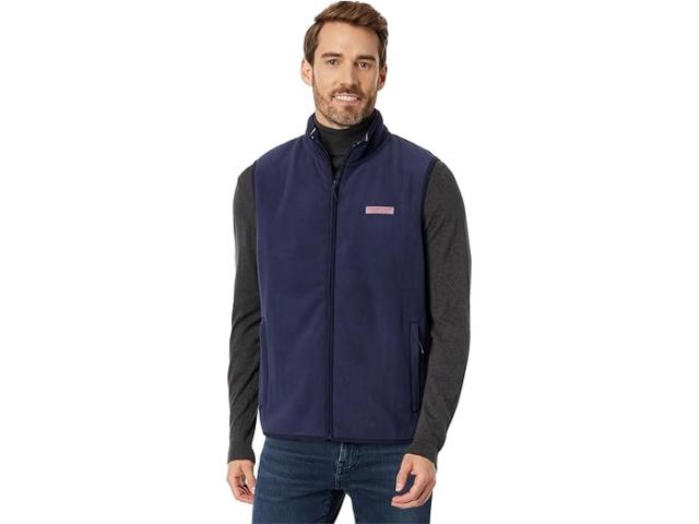 (取寄) ヴィンヤードヴァインズ メンズ ハーバー フリース ベスト Vineyard Vines men Harbor Fleece Vest Nautical Navy
