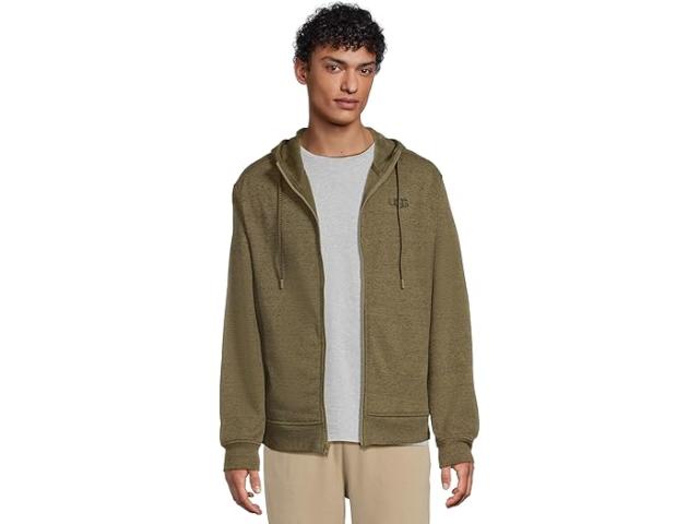 (取寄) アグ メンズ シロ フル ジップ ブーディ UGG men Shiloh Full Zip Hoodie Burnt Olive Heather