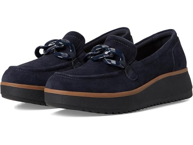 (取寄) クラークス レディース メイ Clarks women Clarks Zylah May Navy Suede