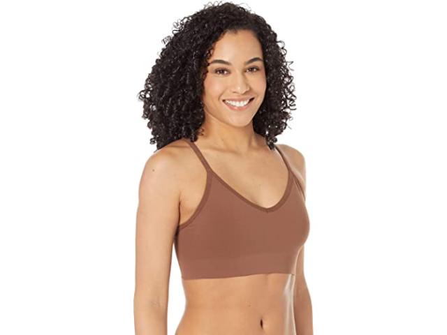 (取寄) スパンクス レディース エブリデイ シェーピング ロングライン ブラレット Spanx women  Ecocare Everyday Shaping Longline Bralette Chestnut Brown