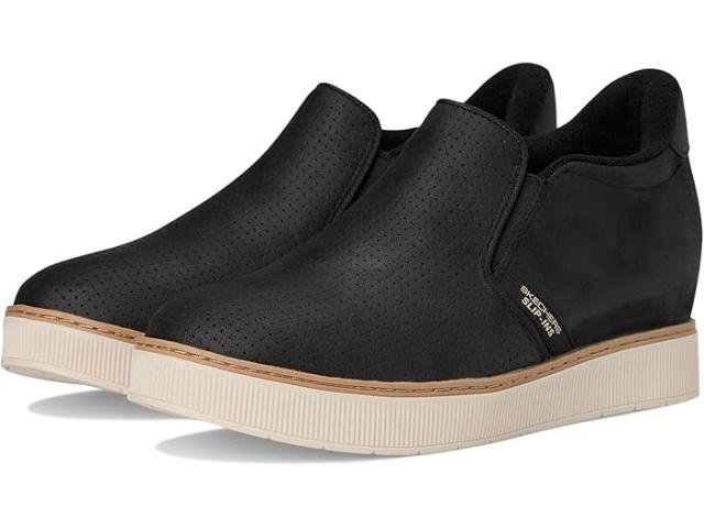 (取寄) ボブス スケッチャーズ レディース ハンズ フリー スリップ-インス ハッシュ アップ BOBS from SKECHERS women Hands Free Slip-ins Hush Up Black