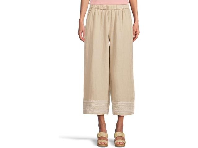 (取寄) トミーバハマ レディース トゥー パーム エンブロイダー クーロット  Bahama women Two Palms Embroidered Coulotte Natural Linen