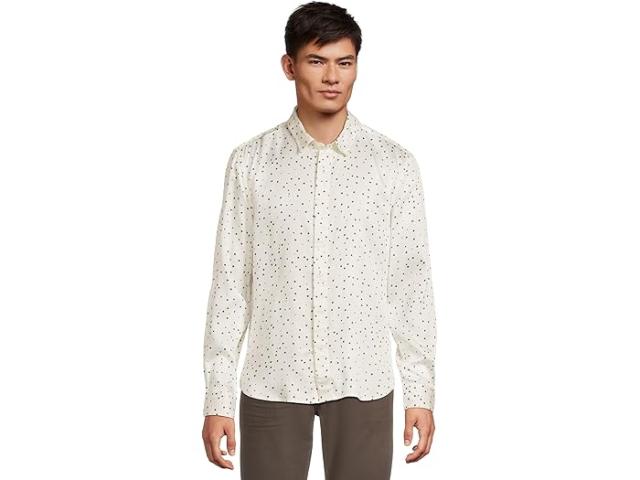 (取寄) ジョン バルベイトス メンズ ロドニー シャツ John Varvatos men Rodney Shirt W673W25 White