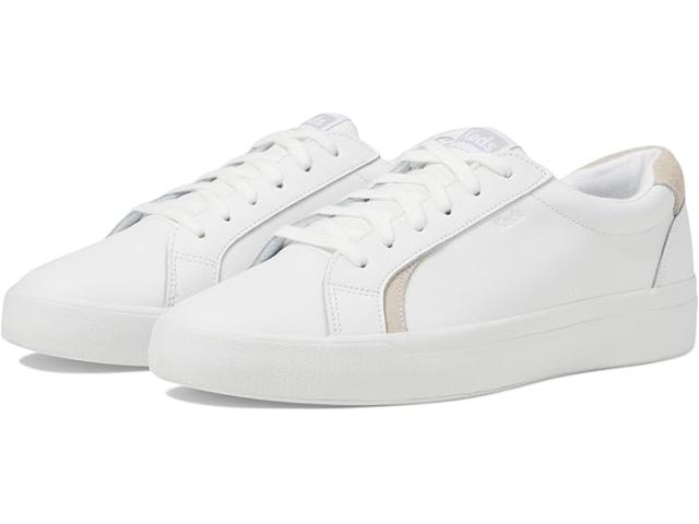(取寄) ケッズ レディース パシュート レース アップ Keds women Pursuit Lace Up White/Blush Leather