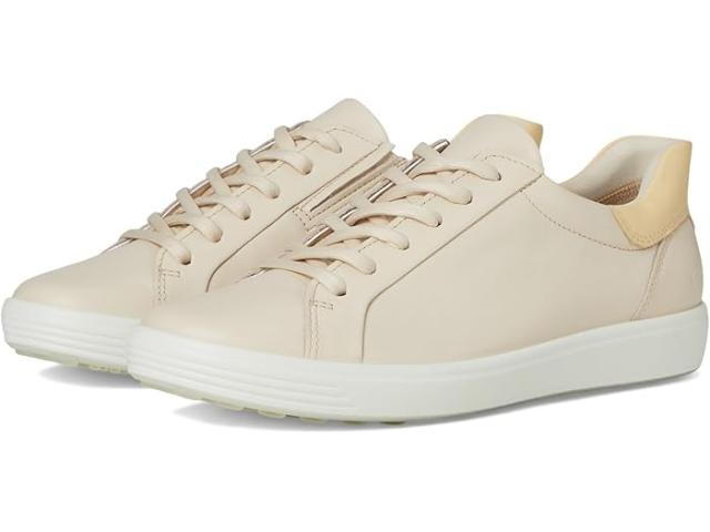 (取寄) エコー レディース ソフト 7 イージー スリップ スニーカー ECCO women ECCO Soft 7 Easy Slip Sneaker Limestone/Straw
