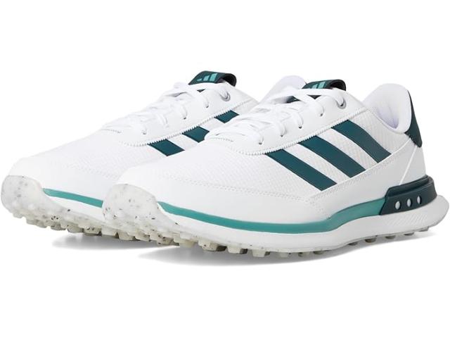 (取寄) アディダス ゴルフ メンズ S2G 24 スパイクレス ゴルフ シューズ adidas Golf men S2G 24 Spikeless Golf Shoes Footwear White/Aurora Ivory/Preloved Teal