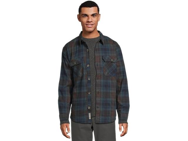 (取寄) ロイヤルロビンズ メンズ スノーキャップ ライン フランネル ロング スリーブ  Robbins men cap Lined Flannel Long Sleeve Naval Tioga Plaid