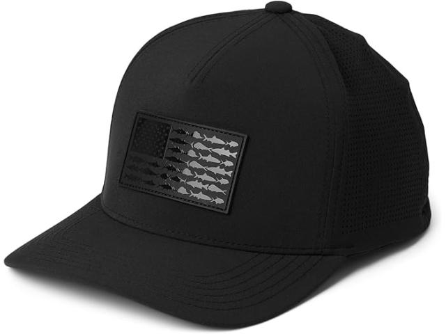 (取寄) コロンビア パフォーマンス フィッシング ギア エリート 3D ストレッチ スナップ バック Columbia Pfg Elite 3D Stretch Snap Back Black/Fish Flag