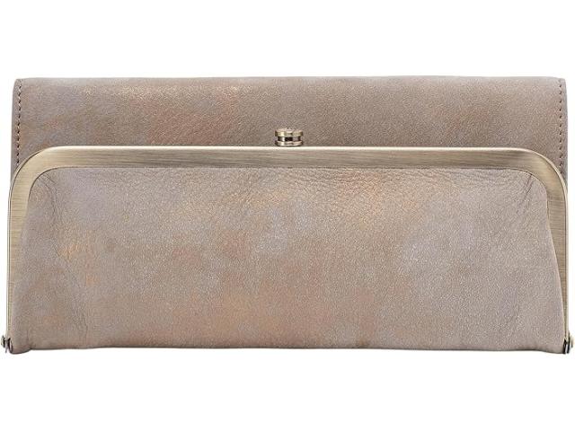 (取寄) ホーボー レディース レイチェル コンチネンタル ウォレット HOBO women Rachel Continental Wallet Golden Granite