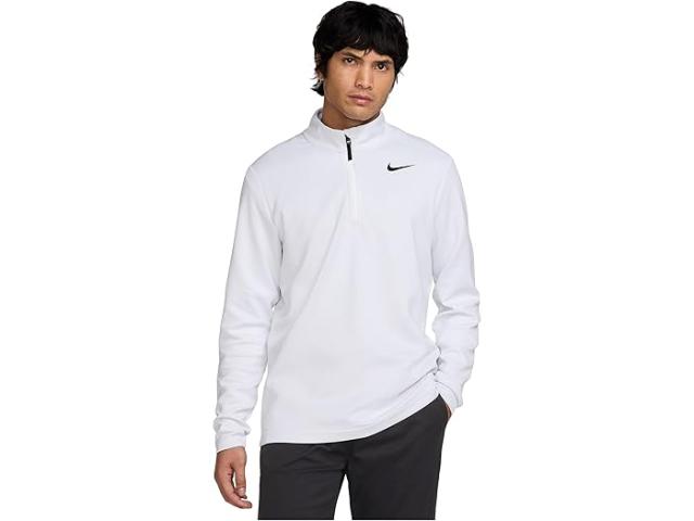 (取寄) ナイキ メンズ ビクトリー ドライ-フィット 1/2-ジップ ゴルフ トップ Nike men Victory Dri-fit 1/2-zip Golf Top White/Pure Platinum/Black