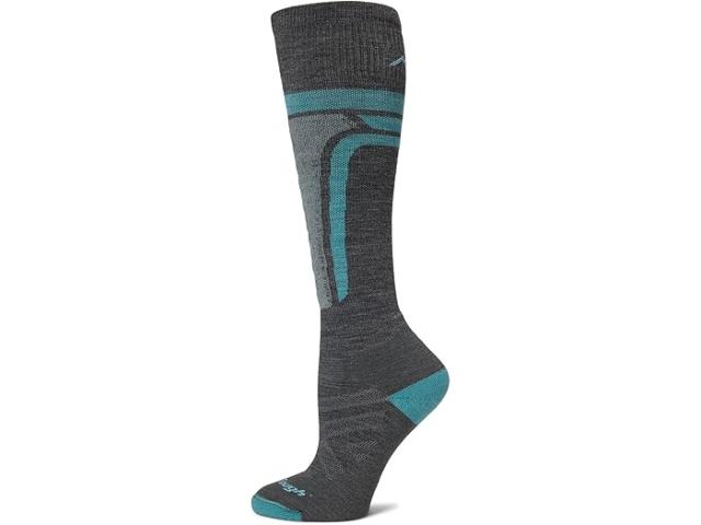 (取寄) ダーンタフバーモント レディース エッジ Otc ミッドウエイト ウィズ クッション W/ パッテッド シン Darn Tough Vermont women Edge OTC Midweight with Cushion w/ Padded Shin Gray